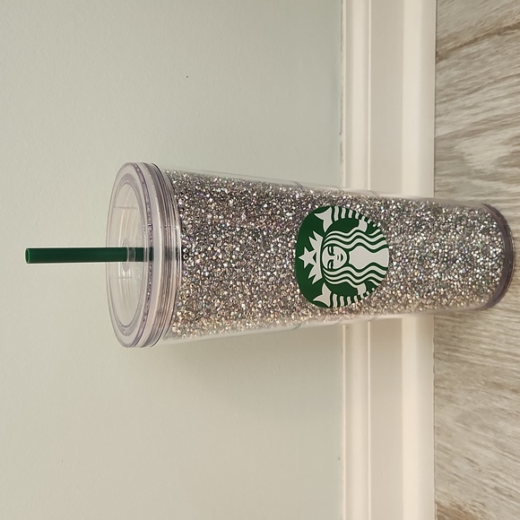 Starbucks | Dining | Starbucks Handmade Rhinestone Tumbler | Poshmark